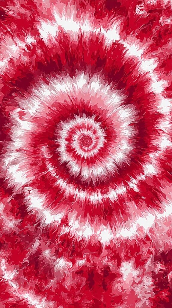 tie dye background red